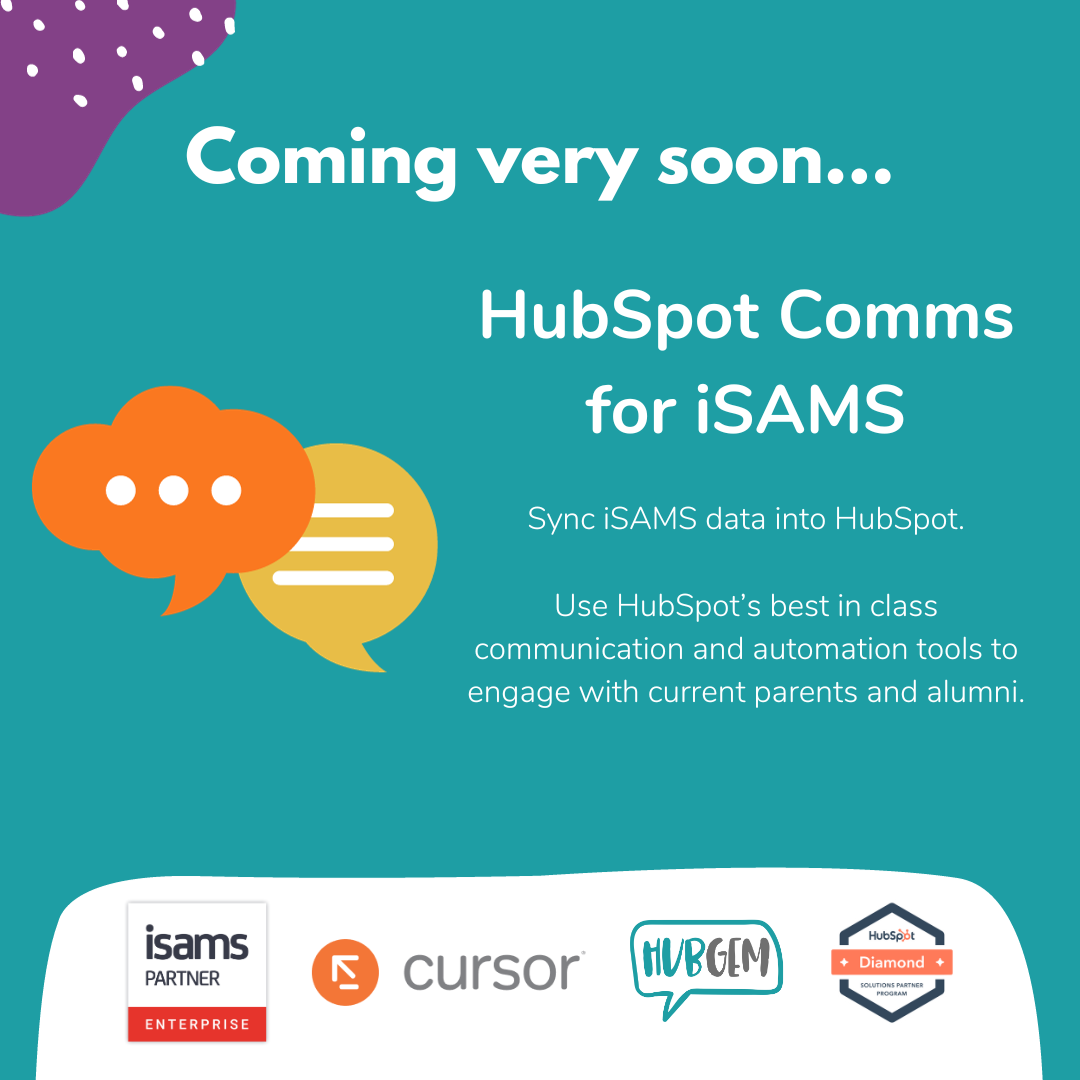 Exciting new features: HubSpot-iSAMS integration